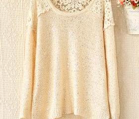 Openwork Crochet Knit Stitching on Luulla